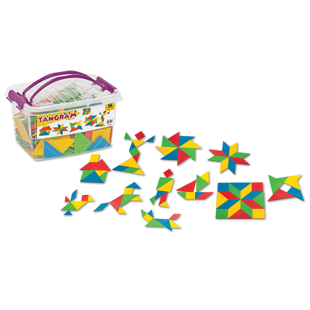Kovada tangram lego 56 parça - cagdaskids.com
